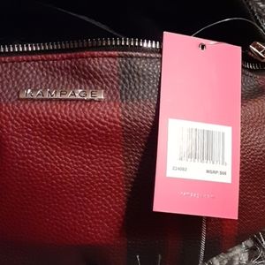 Rampage | Bags | Rampage Waist Pack Belt Bag Plaid Red Black | Poshmark